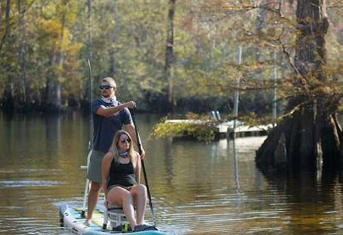 Надувная SUP доска С веслом bote rackham 12'4"