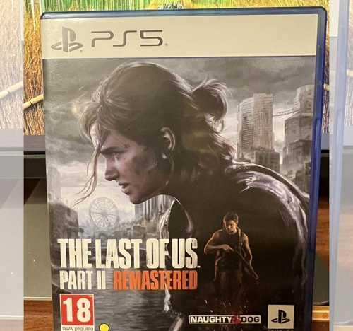 The last of us part 2 remastered ps5 диск