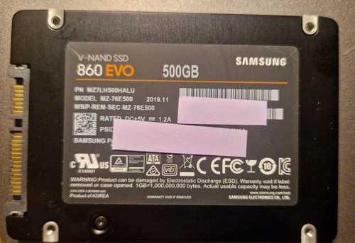 SSD Samsung 860 EVO 500 gb