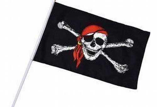 Флаг Пирата черный 16*23 см