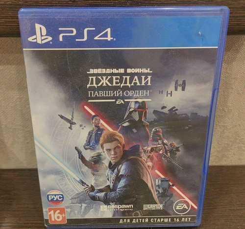 Star wars jedi fallen order ps4 диск