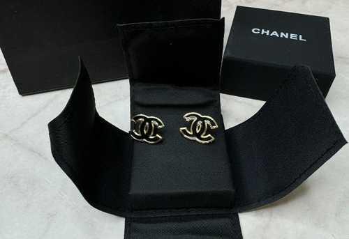 Серьги chanel