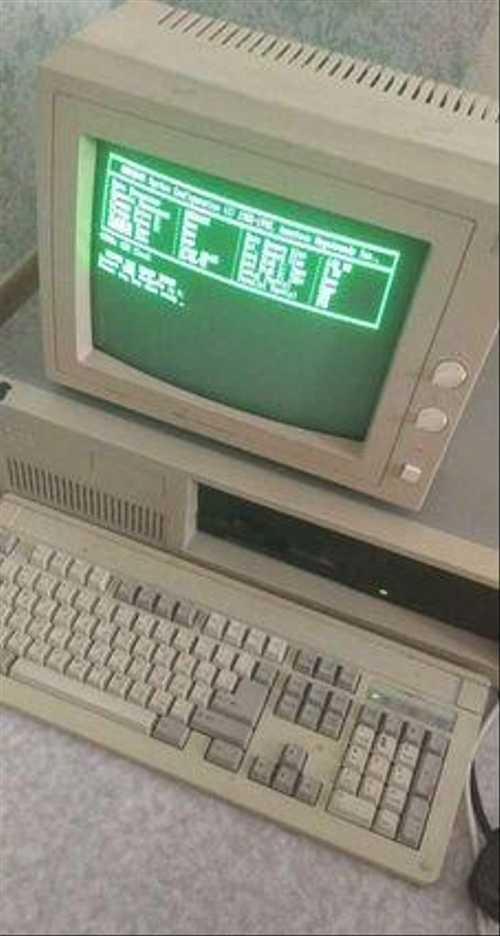 Ретро компьютер 80386SX полный комплект