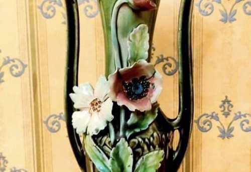 Ваза антик модерн цветочный декор Англия
