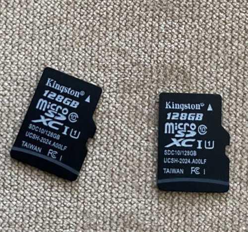 Карта памяти microsd 128gb kingston