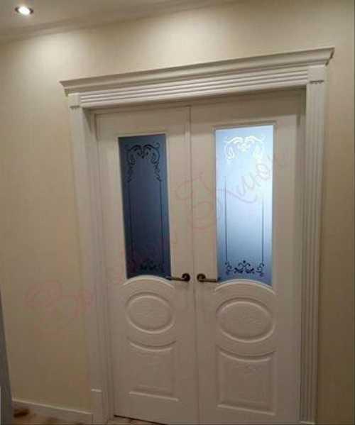 Двери межкомнатные белая эмаль Скинни 21 Art