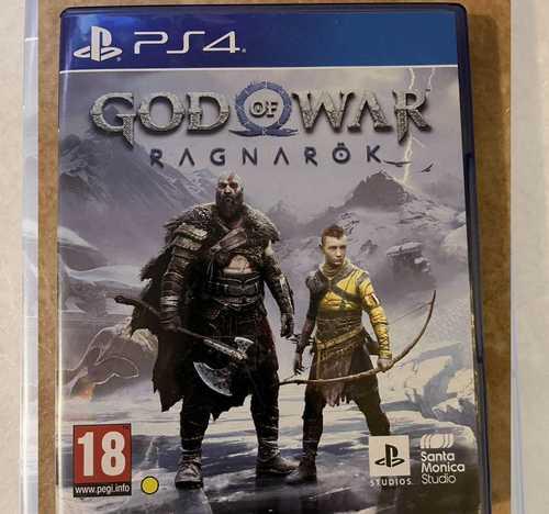 God of war ragnarok ps4 диск на русском