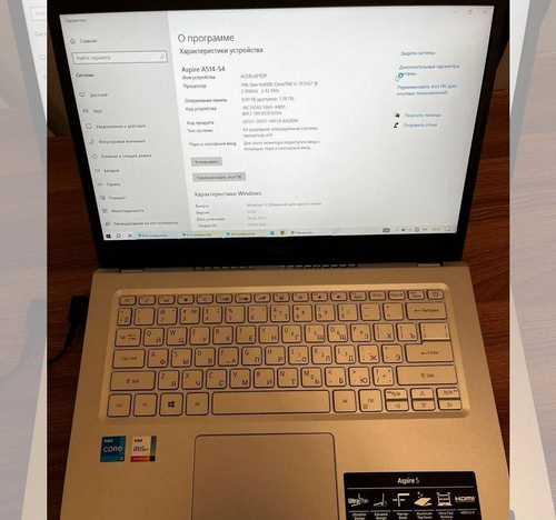 Ноутбук Acer aspire 5A414