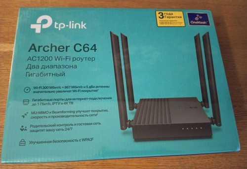 Новый гигабитный роутер Tp-link C64 2,4 и 5Ггц