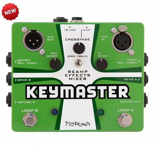 Pigtronix Keymaster Reamp Effects Mixer (новый)