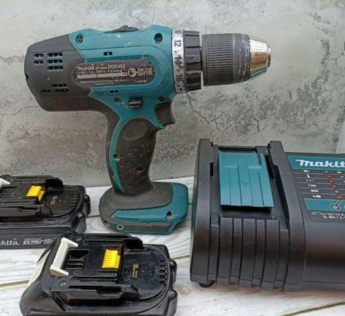 Аккумуляторная дрель-шуруповерт Makita LXT DDF453