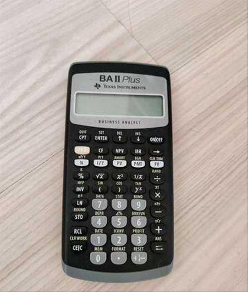 Калькулятор Texas Instruments BA 2 plus