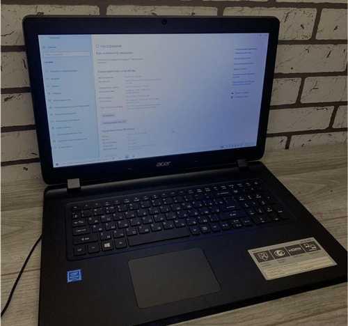 Ноутбук acer aspire: pentium, 8 RAM, HDD-1000gb