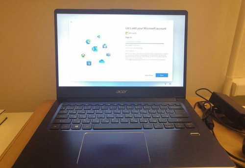 Ноутбук Acer swift 3 (лицензионная Windows)