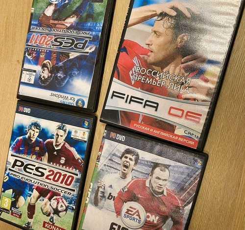 Диски для Пк PES FIFA 2010-2011