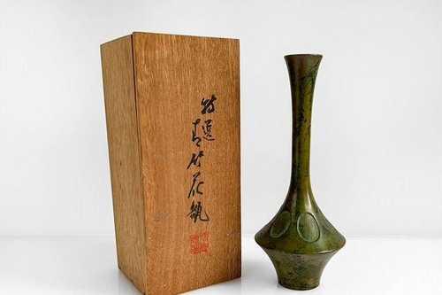 Старинная ваза, Япония, медь, 1960-1970 гг