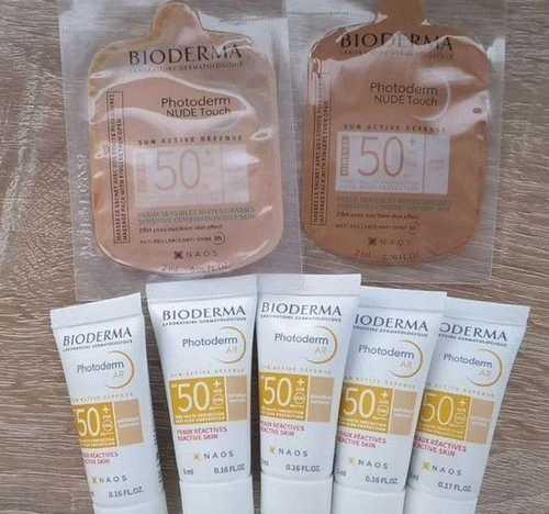 Bioderma Photoderm с тоном пробники-миниатюры
