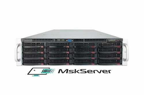 Сервер Supermicro 6037R-E1R16N 2x E5-2667v2 16Gb