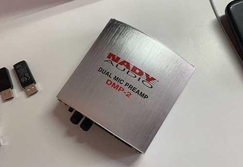Микрофонный преамп Nady Dual mic DMP-2