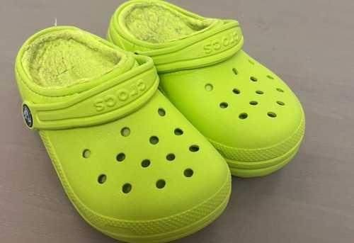 Crocs сабо детские утепленные C11 (28 размер)