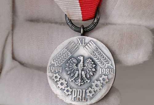 Медаль 40 лет Польской народной республики