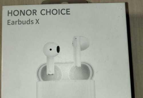 Беспроводные наушники honor choice Earbuds X
