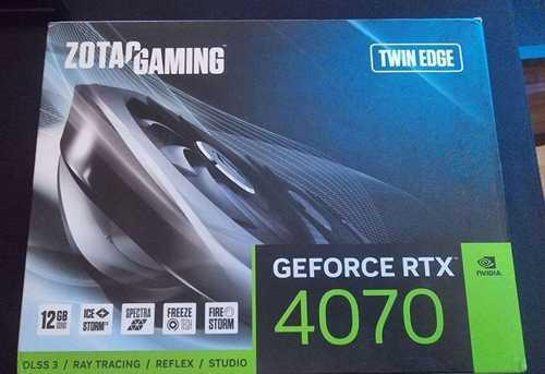 RTX 4070 Zotac Gaming