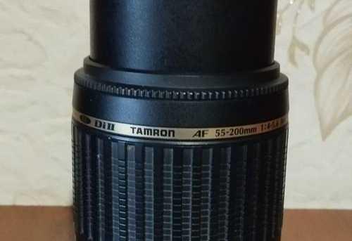 Объектив Tamron AF 55-200mm macro для canon