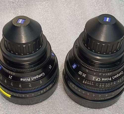 Аренда/продажа Объективы carl Zeiss cp 21mm + 35mm