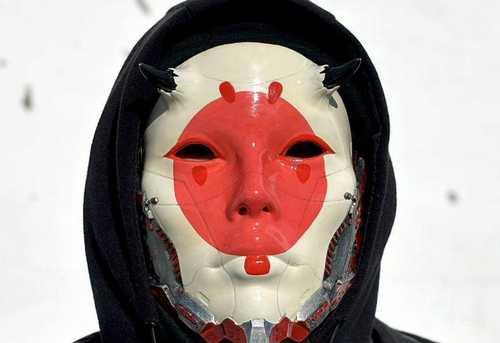 Маска кибер ханья, они маска, cyber hannya mask, я