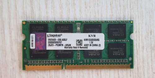 Kingston 8Gb SO-dimm DDR3 PC3