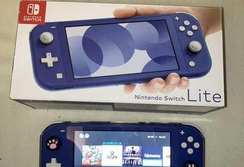 Nintendo Switch Lite прошитая + SD карта 128гб
