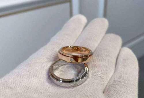 Золотые обручальные кольца Piaget 13.9 гр 0.14ct