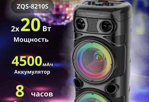 Беспроводная Bluetooth колонка с караоке ZQS-8210S