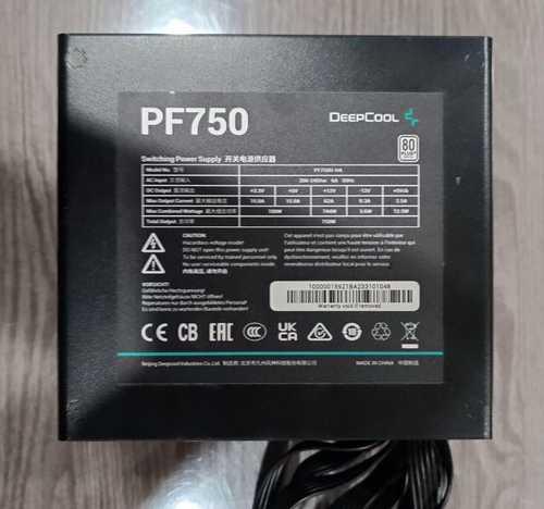 Deepcool PF750 80  гарантия обмен скупка