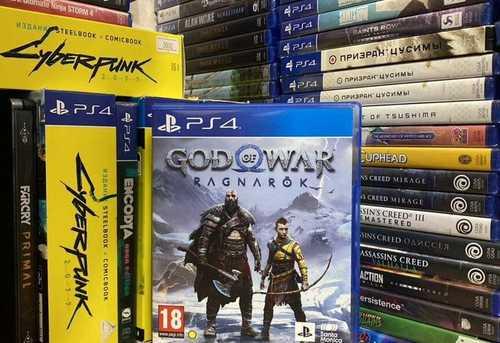 God of War ragnarok PS4 б/у rus