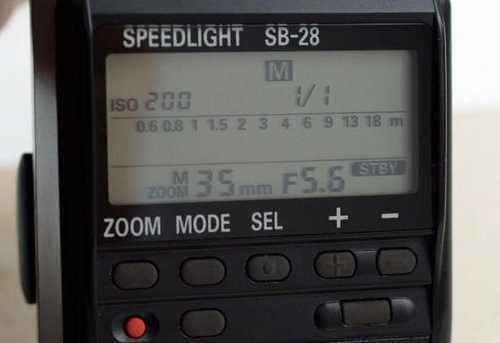 Фотовспышка nikon speedlight SB-28