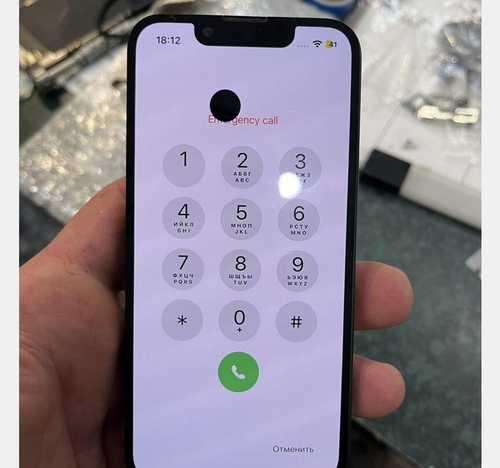 iPhone 13 mini дисплей оригинальный с пятнышком