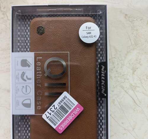 Чехол nilkin leather case Samsung A32