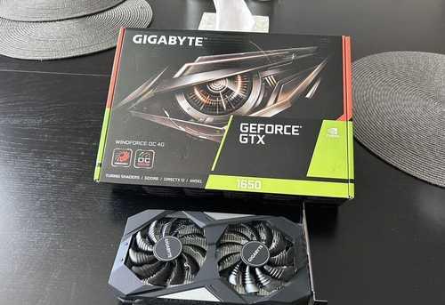 Видеокарта Gigabyte GTX1650 Windforce 4Gb