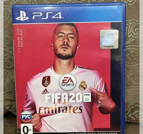 Игра для playstation ps4, fifa 20