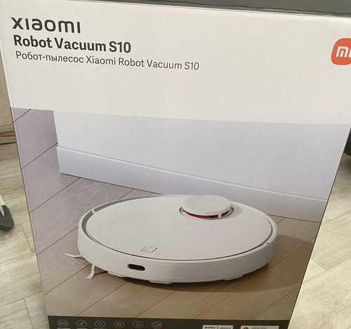 Робот пылесос xiaomi robot vacuum s10 белый