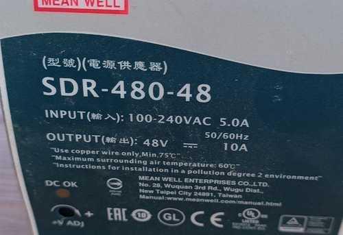 Источник питания Mean Well acdc SDR-480-24 480Вт