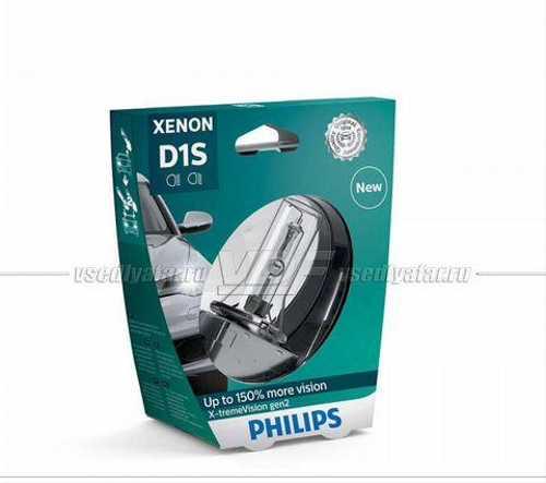 Ксеноновая лампа philips D1S X-treme Vision gen2 4