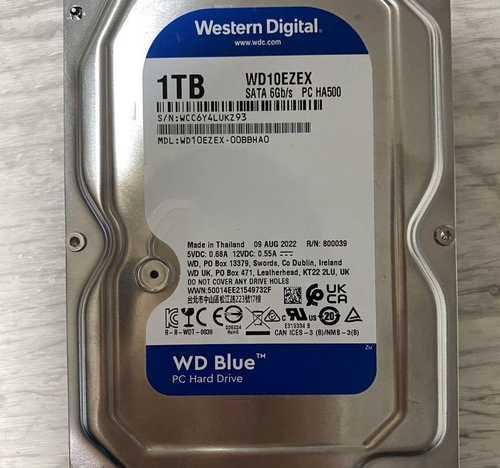 Hdd 1 tb wd10ezex blue