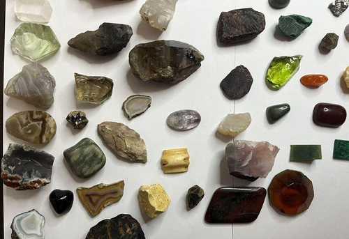 Камни минералы, коллекционные, полудрагоценные