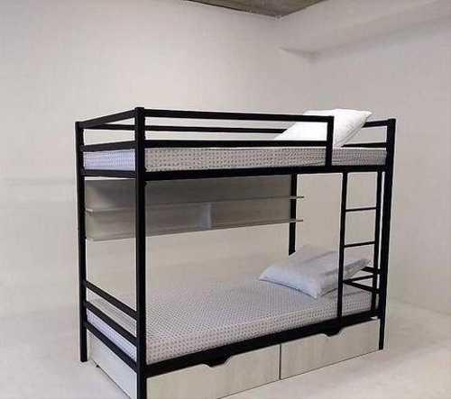 Двухъярусная кровать металлическая "Мадрид"
