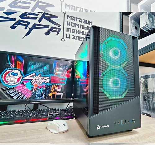 Игровой ПК, Ryzen 5 5500, GeForce GTX 1660 SUPER 6 ГБ, RAM 16 ГБ
