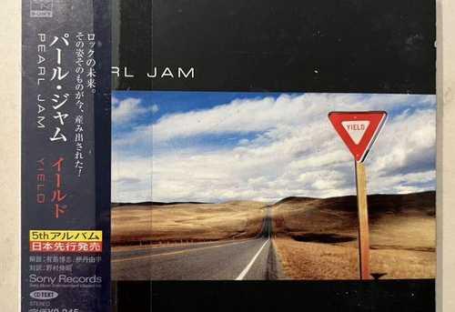 Pearl Jam - Yield (CD, Tri-Fold + наклейка + OBI)
