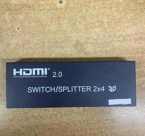 Hdmi switch splitter 2x4